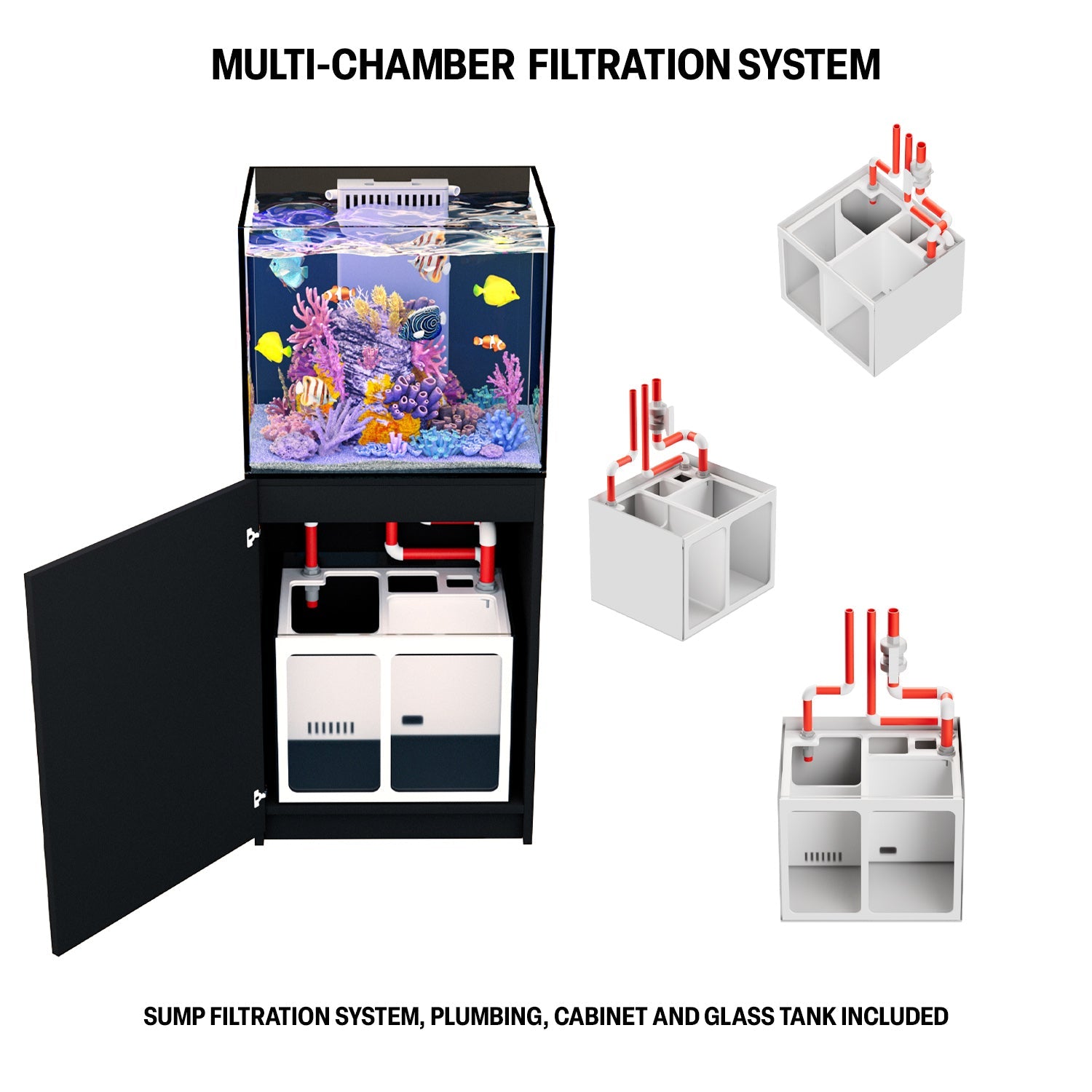 High-Performance Reef Aquarium Sumps for Saltwater Tanks