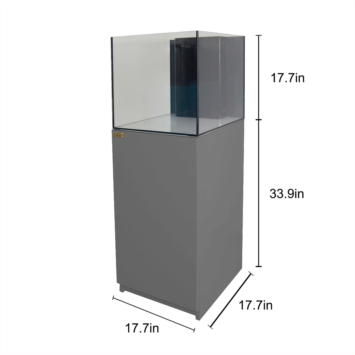 37 Gallon Coral Reef Aquarium Ultra Clear Glass Tank & Built in Sump S