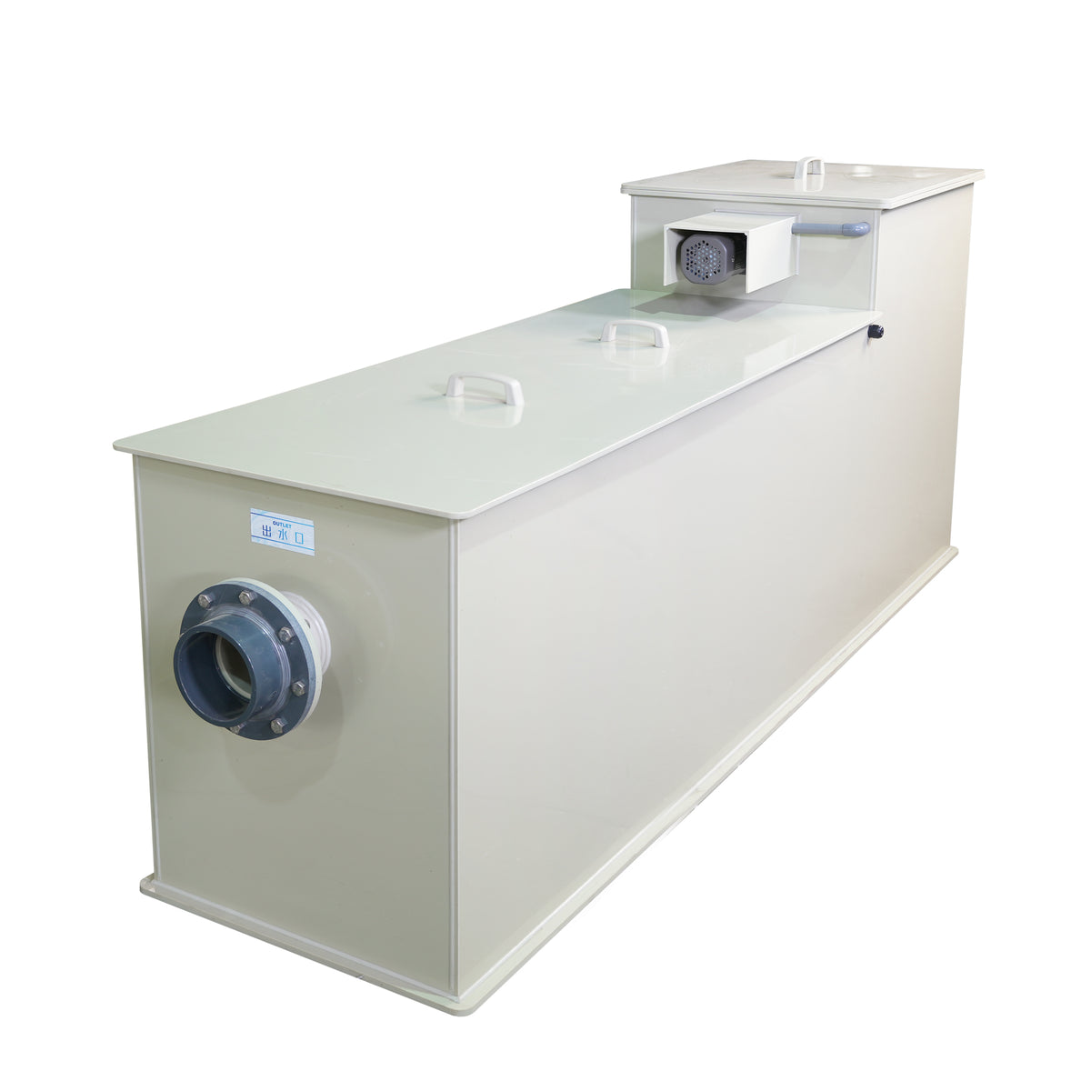 Macro Drum Pond Filter Integrated Filtration Equipment 30 Tons 8000 GP