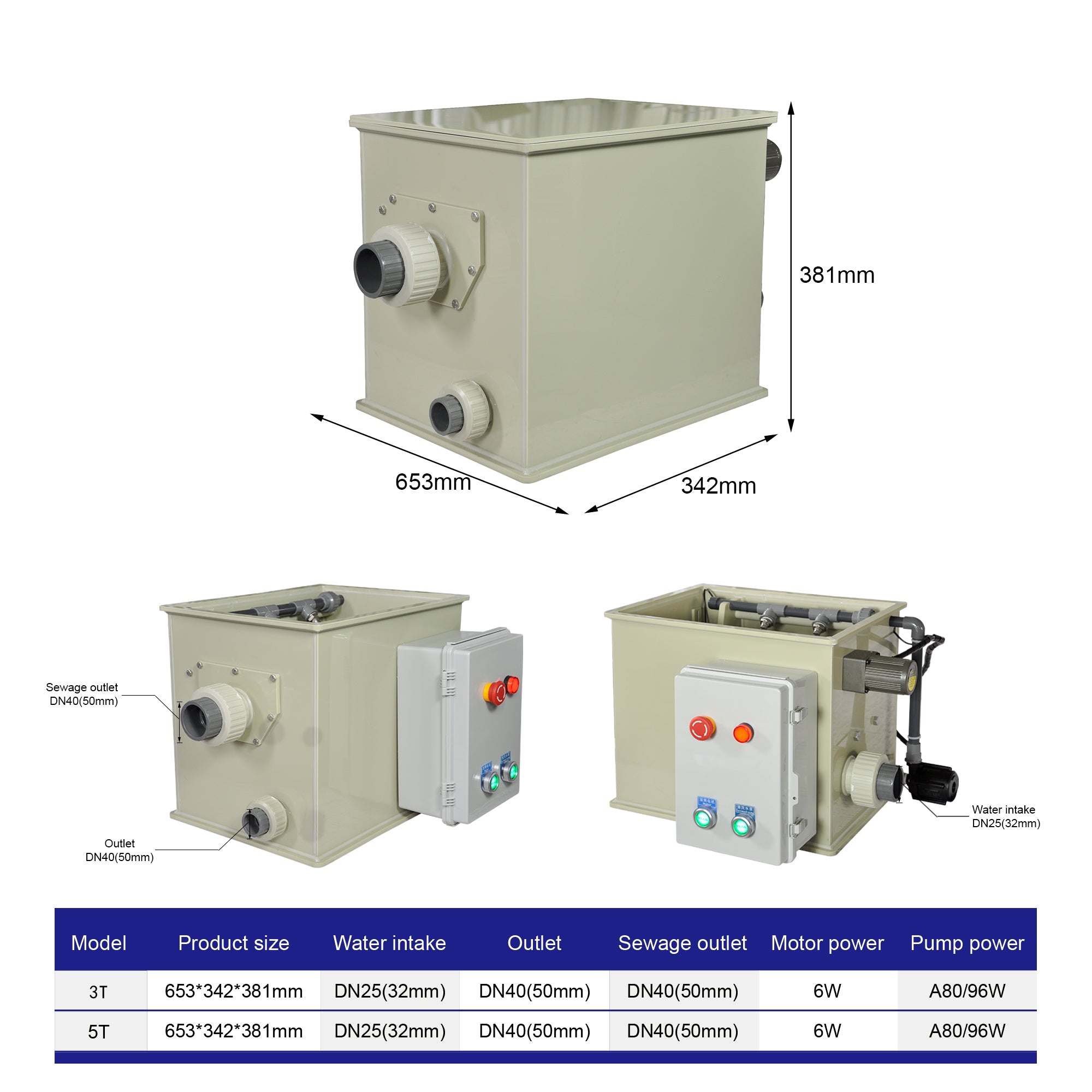 Koi Pond Drum Filtration System 5 Tons 1300 GPH