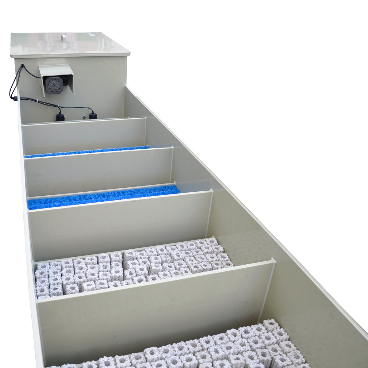 Macro Drum Pond Filter Integrated Filtration Equipment 50 Tons 13400 G